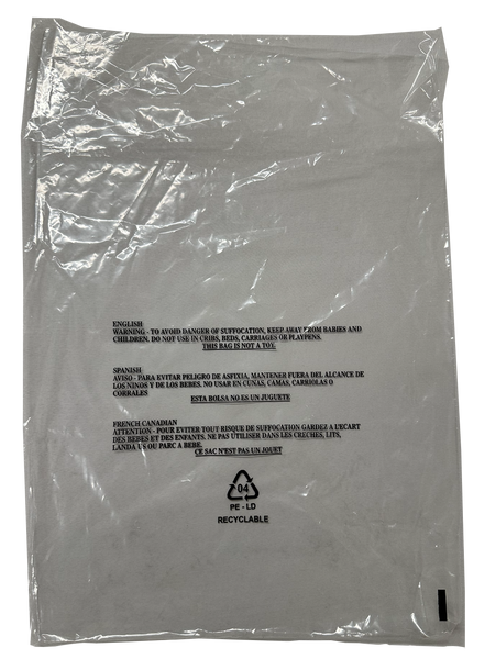 9x12" Poly Bags Wicketed w/ Warning (1000 Bags) – AandRbox